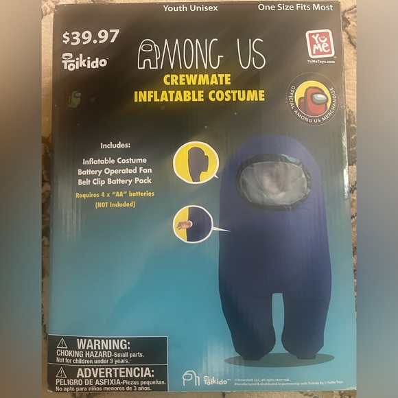toikido | Costumes | Among Us Crewmate Inflatable Costume Unisex One ...